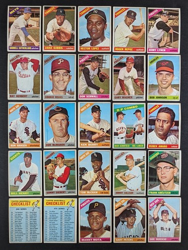 1966 Topps Baseball Set Break 25 Cards | eBay