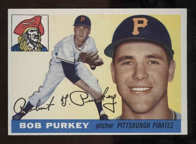1955 Topps #118 Purkey in ExMt-NrMt Condition | eBay