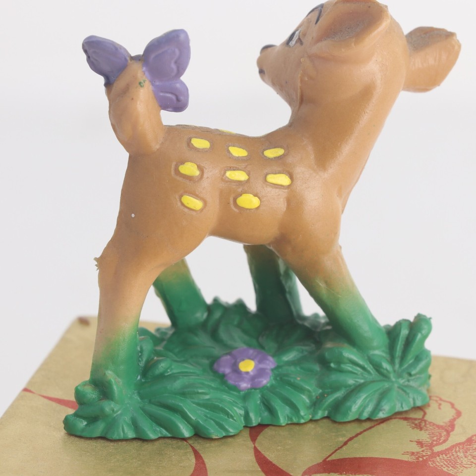 Vintage Disney Bambi Hand Painted Cake Topper Figure from Bullyland ...