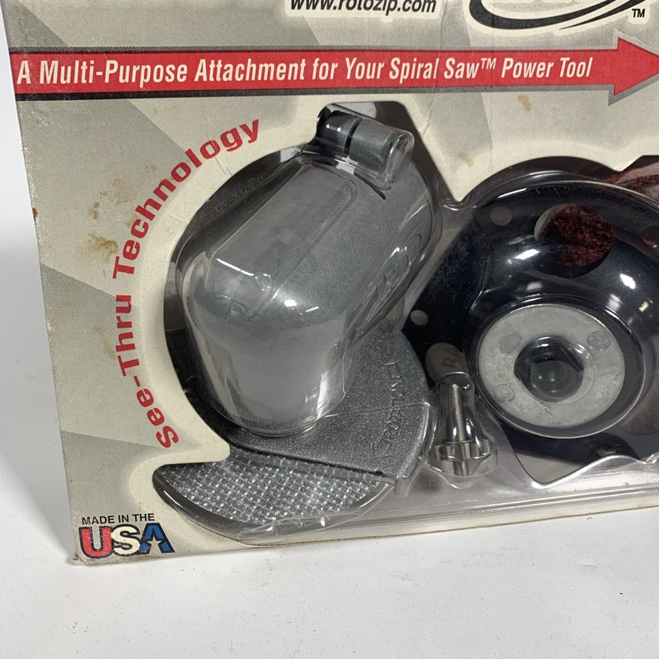 ROTOZIP Zip Mate Spiral Saw Tool Attachment Kit Multipurpose ZM101 7-Pc ...