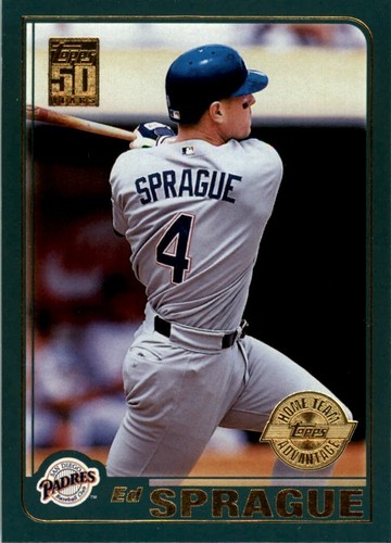 2001 Topps MLB Home Team Advantage Ed Sprague #566 | eBay