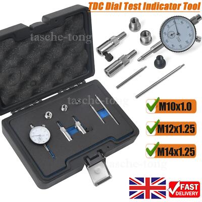8pc TDC Dial Indicator Gauge Tool Set Motorcycle Bike Ignition Timing ...