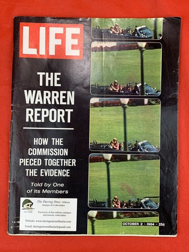 Original Life Magazine Kennedy Assassination Warren Report 1964 JFK | eBay