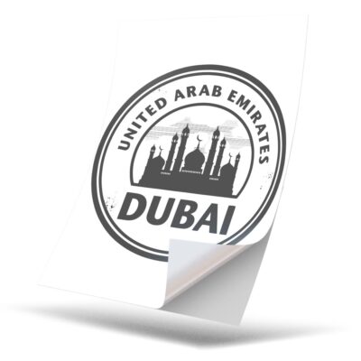 1 x Vinyl Sticker A4 - BW - United Arab Emirates Dubai UAE #40117 | eBay UK