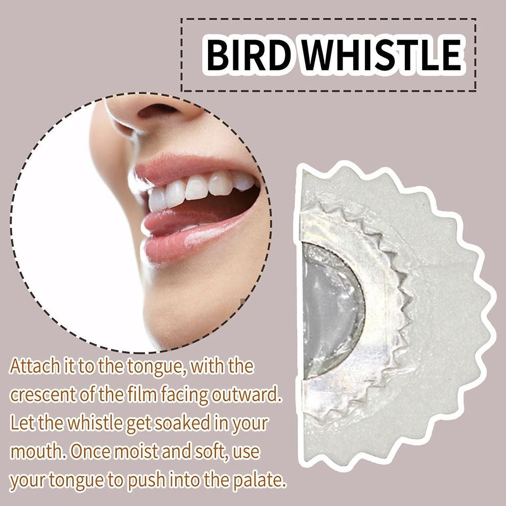 5PCS Ventriloquist Tool Bird Whistle Toys Tongue Warbler Caller Boys ...