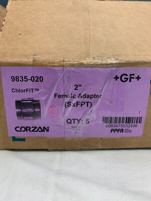 Corzan Female Adapter SxFPT QTY: 5 | eBay