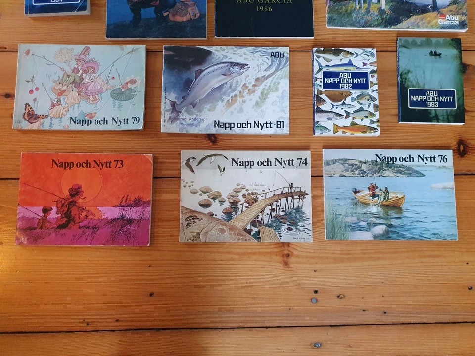 ABU - 28 Kataloge - Petri Heil - Napp och Nytt - Angelsport - 1973 bis ...