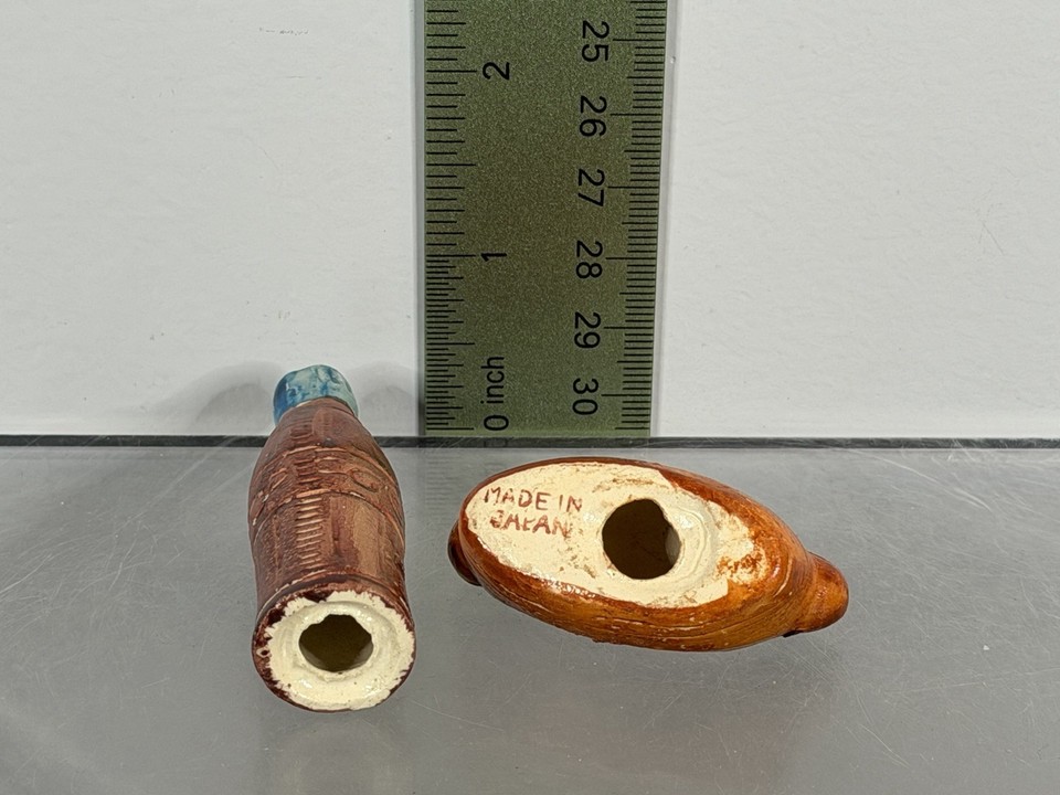 Vintage Japan Mini Miniature Coke Bottle & Hotdog Salt And Pepper ...