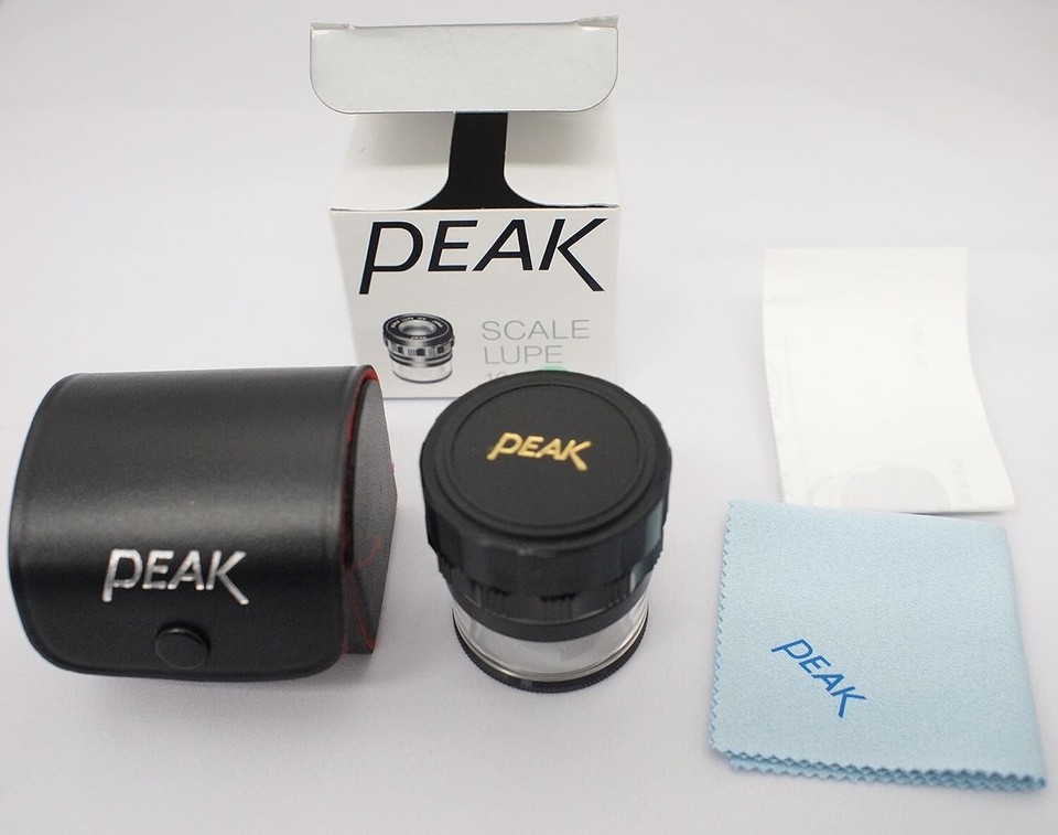 PEAK Precision Work Magnifier 10 X Scale Magnifying Loupe No.1983 Japan ...