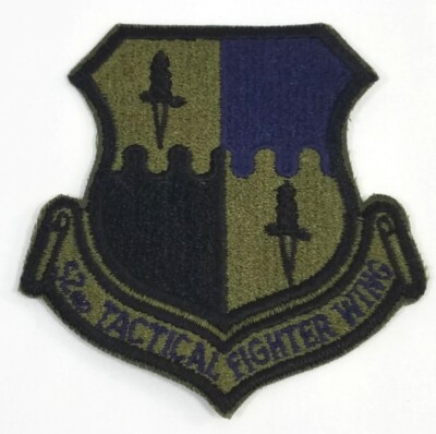 USAF 52nd Tactical Fighter Wing Patch US Air Force Vintage | eBay
