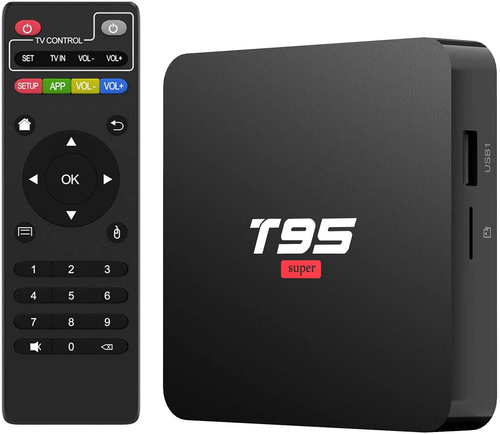 Android TV Box 10.0, Super Android TV Box 2GB RAM 16GB ROM Quad-Core ...