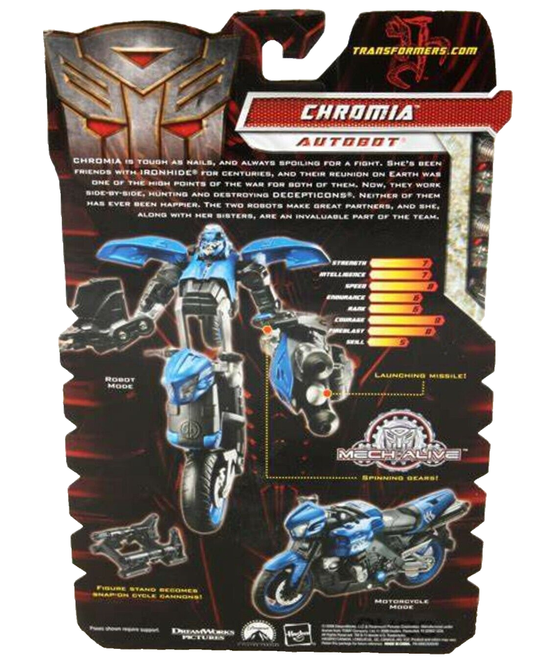 Transformers Deluxe Class Revenge of the Fallen Chromia New Factory Sealed 2008 653569415916| eBay