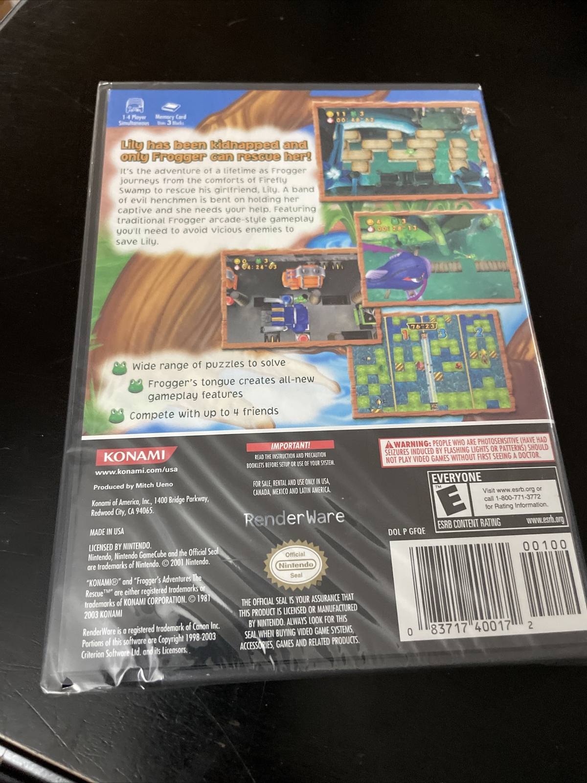 Frogger's Adventures: The Rescue (Nintendo GameCube, 2003) for sale ...