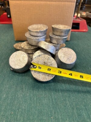 Lead Ingots in 25 lb lots smelted from range lead | eBay