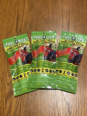 3-NEW FUEL LIFE In-Tank Fuel Stabilizer Filter (2-Pack) Free Shipping ...