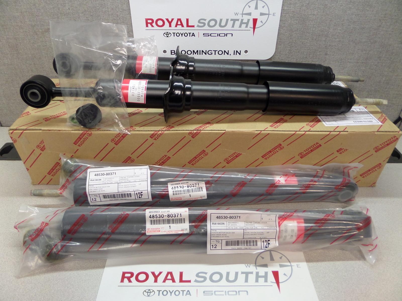 Toyota 4Runner 03-09 2wd Front & Rear Shocks Strut Set Genuine OEM OE ...