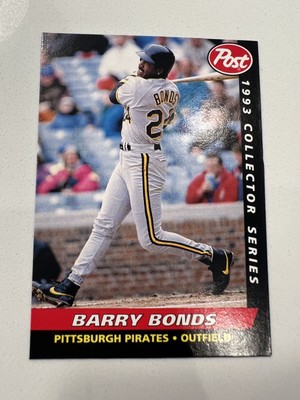 1993 POST BARRY BONDS #15 Of 30 | eBay