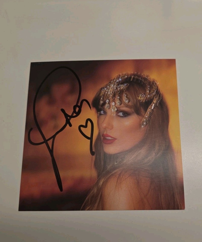 Taylor Swift Signed TLOASG Photo 1 Long Signature | eBay