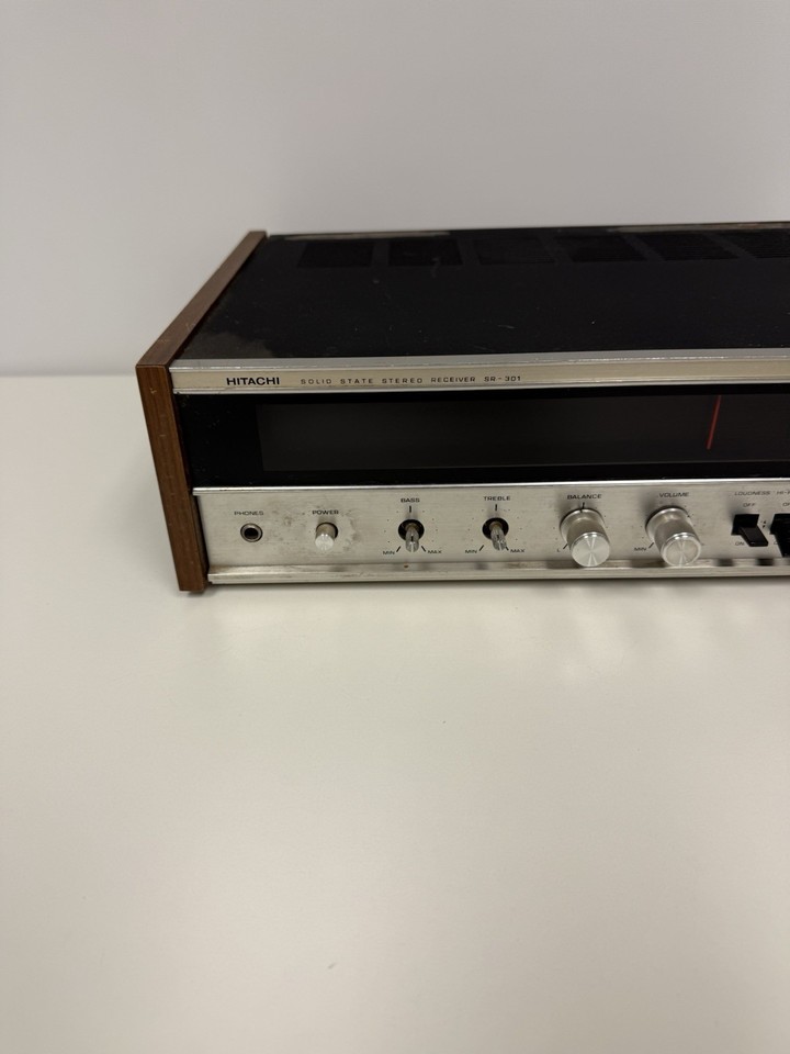 Vintage Hitachi SR-301, 18W AM/FM Stereo Receiver, 1978 Parts/Repair | eBay