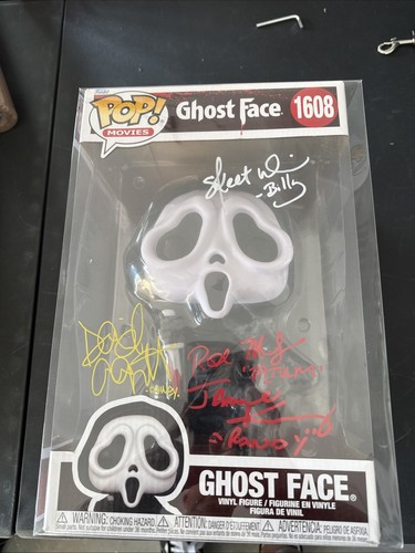 Premium Funko 10” Pop - Scream - Signed Certified JSA X4 | eBay