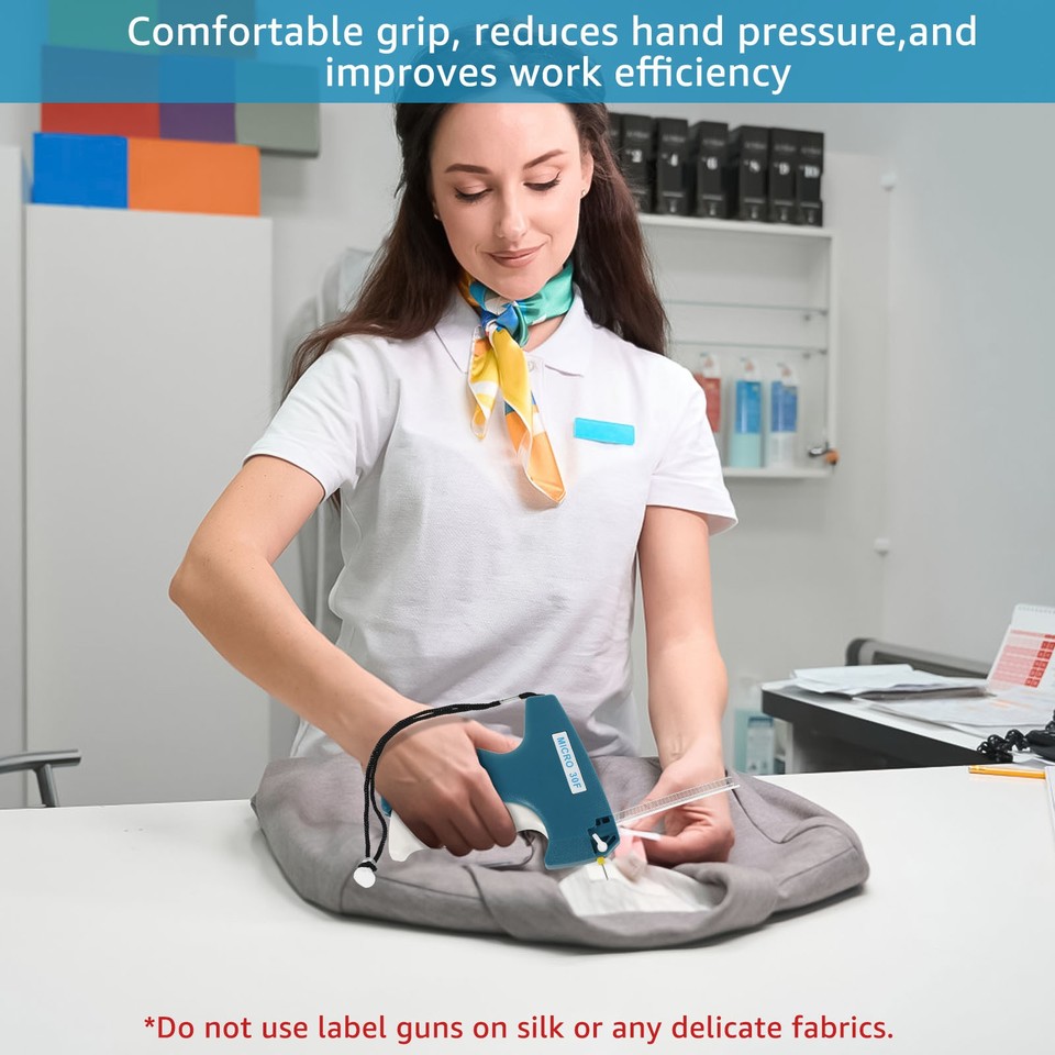 Tagging Tool Kit with 2000 Micro Fastener Mini Stitch Tag Tool Clothes ...