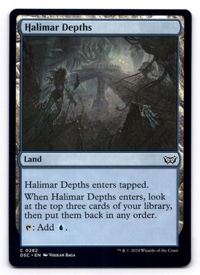 Halimar Depths NM Commander: Duskmourn: House of Horror 282 MTG Regular ...