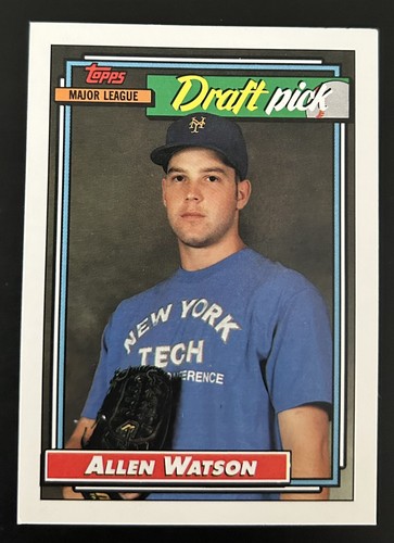 1992 Topps Allen Watson Draft Pick #654 | eBay