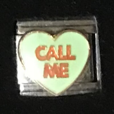 Call Me Heart Wholesale Italian Charm Enamel Link 9MM K16 | eBay