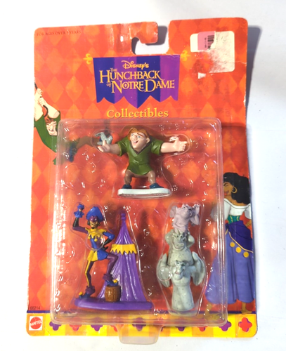 VINTAGE DISNEY MATTEL THE HUNCHBACK OF NOTRE DAME 3 PIECE ACTION FIGURE ...