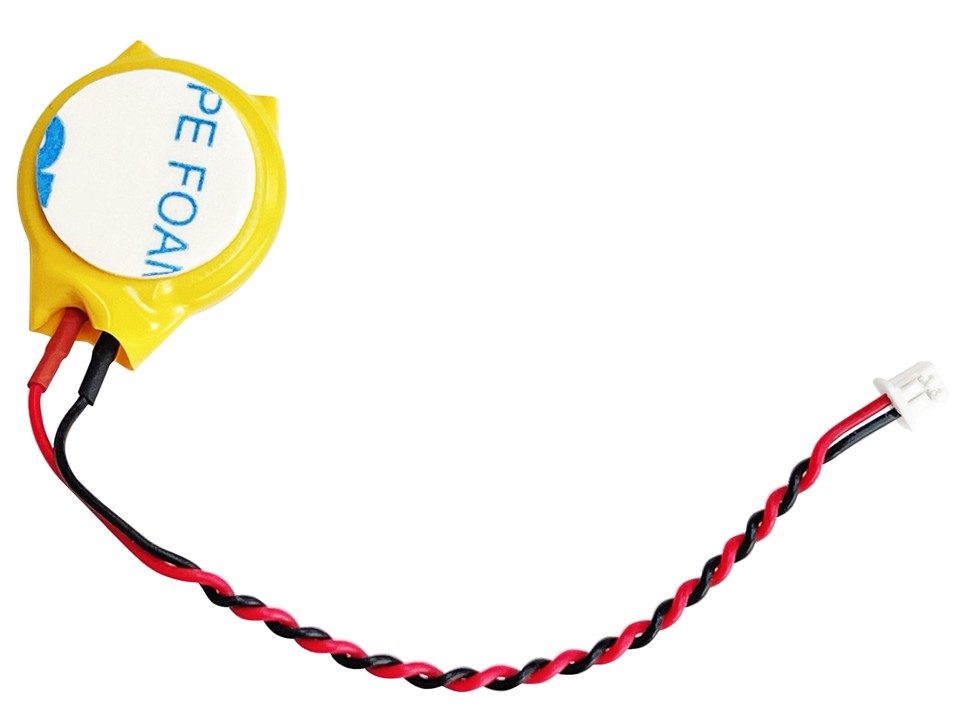 RTC G07 3V CMOS Batterie Battery BIOS Stecker 2 polig Stecker Kabel PC ...