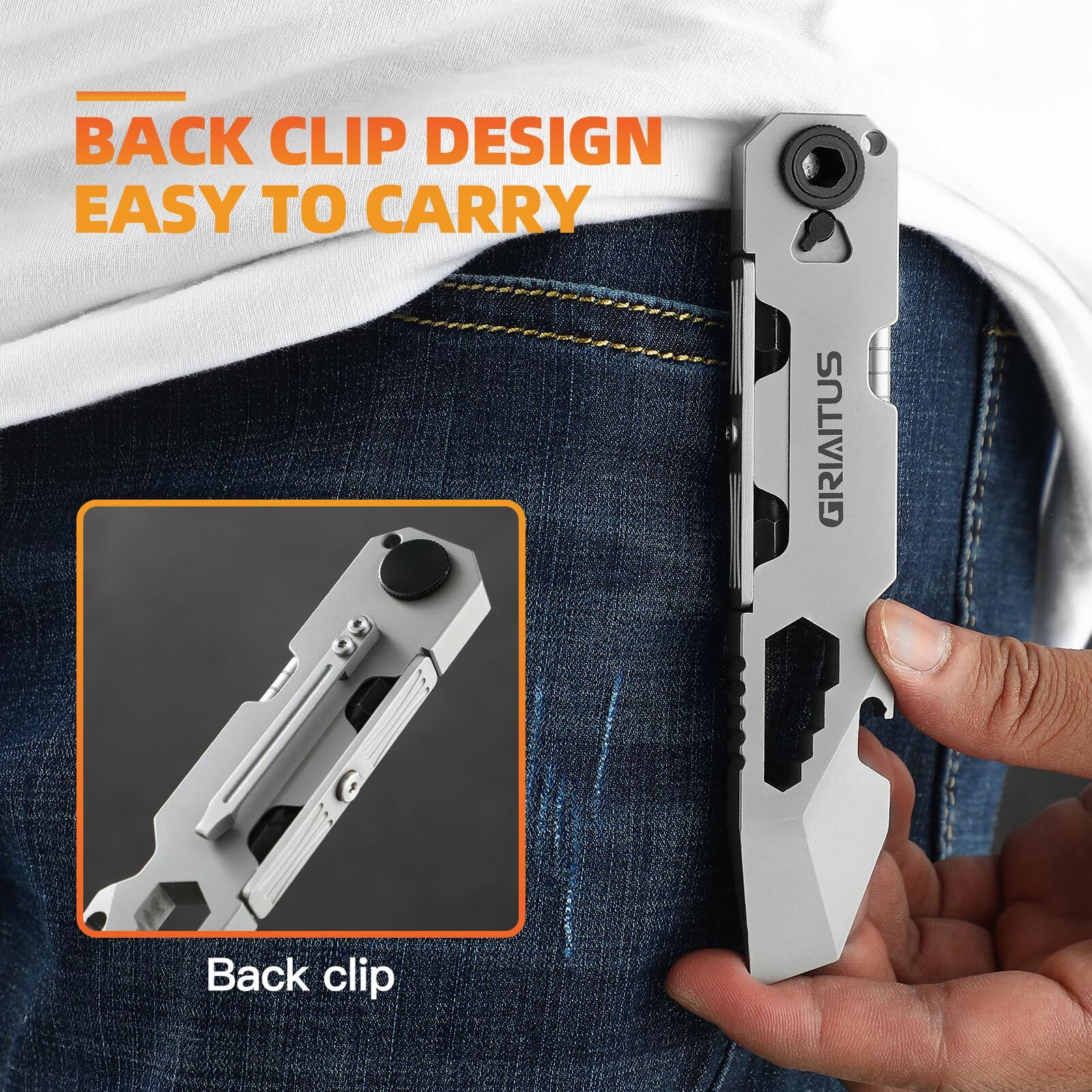 Edc Pry Bar Multitool With Bidirectional Ratchet Screwdriver ...