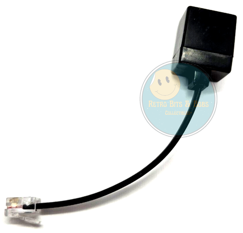 RJ45 to RJ11 Male to Female 2P2C Adaptor, Phone Handset, 4" Cord | eBay