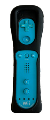 OEM Official Nintendo Controller Wii/Wii U Remote Blue Wiimote Wrist ...