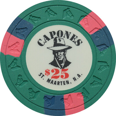 Capones Casino $25 Chip St. Maarten HHR Mold Never Opened | eBay