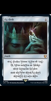 MTG - Mint Human Sol Ring 0410 Lotr Mythic | eBay