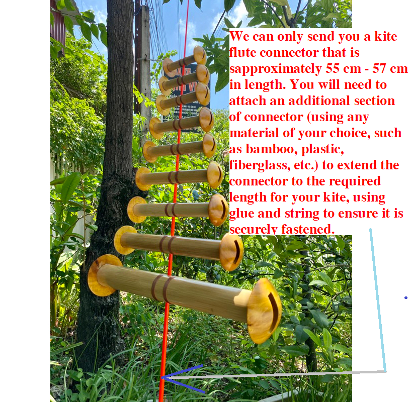 9- Chamber Kite Flute for Kites, Extremely Loud Sound Vietnamese Folk ...