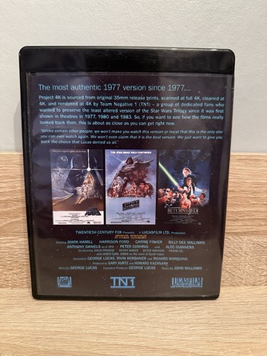Star Wars Trilogy Project 4K (4K Blu Ray) 4K87, 4K80, 4K83 | eBay