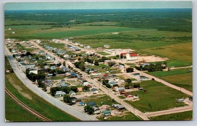Vintage Postcard- Aerial View of Moonbeam Ontario Canada Small Town | eBay