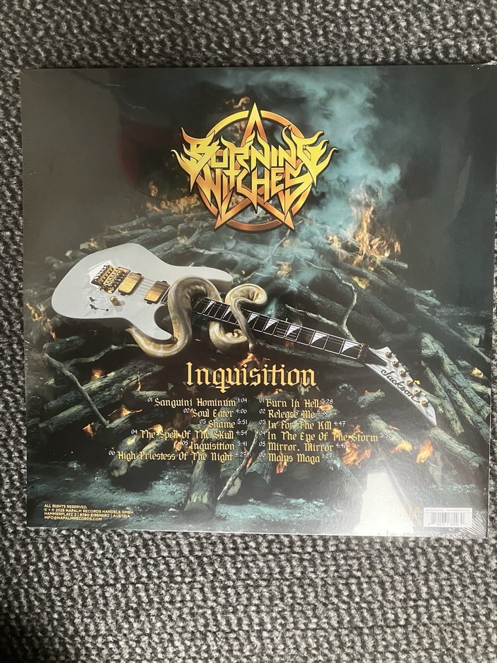 BURNING WITCHES- INQUISITION -special ed. 2 lp marbled+gold - ltd 300ex - sealed | eBay