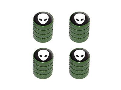 Alien - Tire Rim Valve Stem Caps - Green | eBay