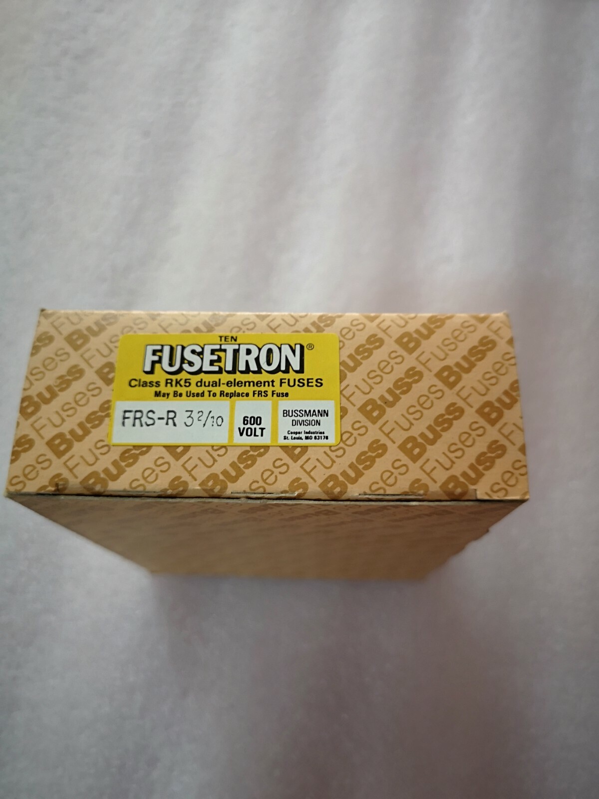 2-PK FRS-R-3.2 NEW BUSS Bussmann FUSETRON 3.2A 600V SHIPS FAST FRS-R-3 ...