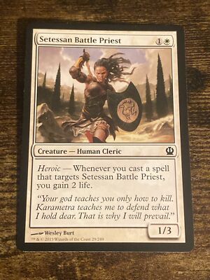 Setessan Battle Priest (29) Theros MTG Magic The Gathering L10455* | eBay
