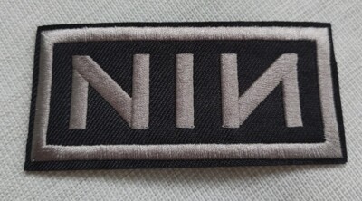 NIN Nine Inch Nails (band) Embroidered Patch Iron-On Sew-On fast US ...
