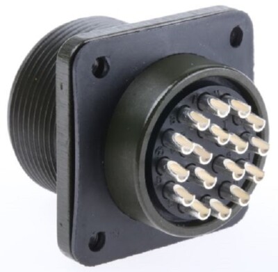 Amphenol MIL SPEC CIRCULAR CONNECTOR RECEPTACLE 17-Way Pin Size-20, Box ...