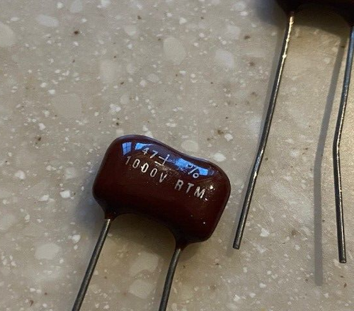 5pc 47pF 1000V DIP SILVER MICA CAPACITOR~RTM | eBay