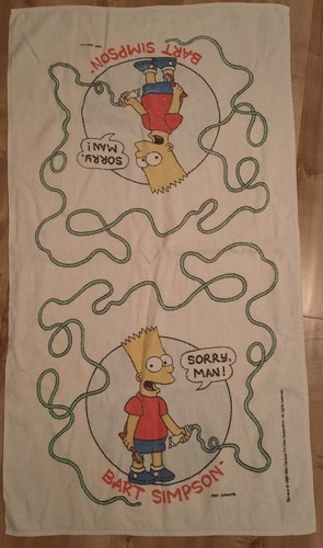 The Simpsons Bart Simpson Sorry Man! Vintage 90's Retro Toothpaste Bath ...