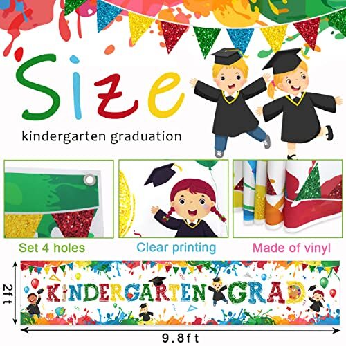 Kinder Graduation Border Design