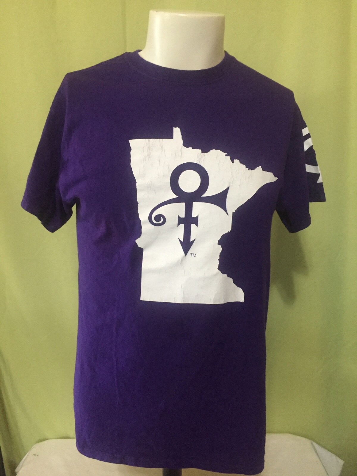 Prince Symbol Minnesota Purple Rain Men’s Purple T Sh… - Gem