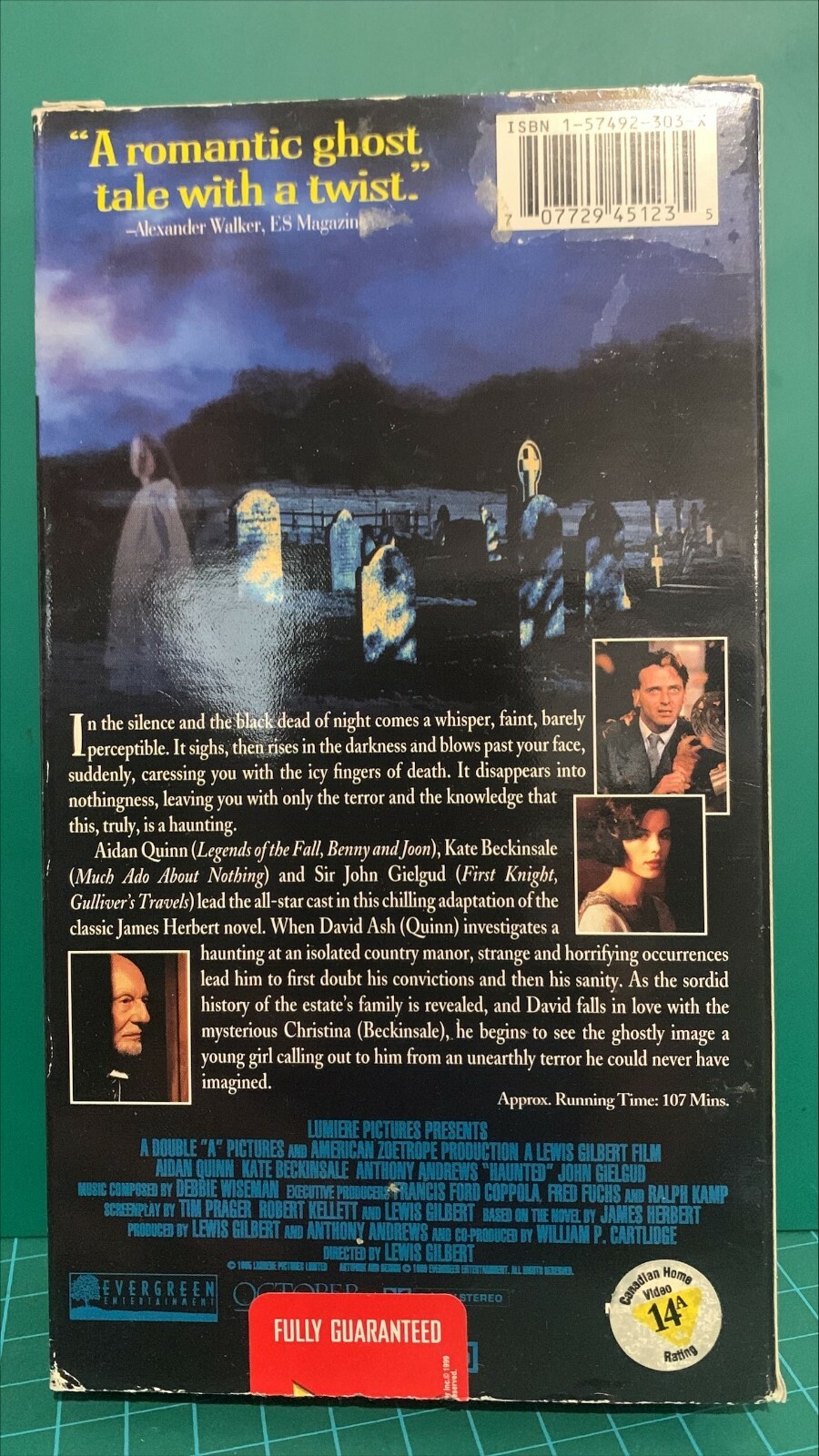 Haunted ( VHS, 1996 ) Aiden Quinn - Kate Beckinsale | eBay