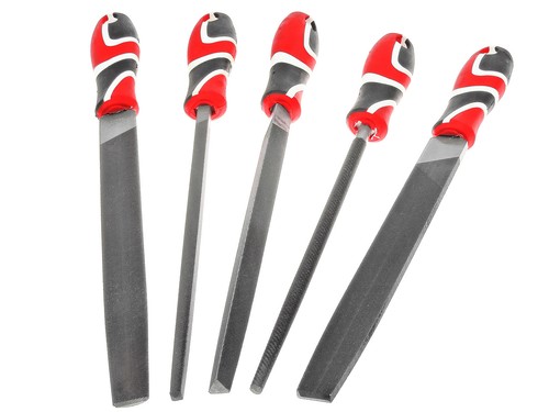 Werkstatt Metallfeile Set Hieb 2 Flach Dreikant Vierkant Halb Rund ...